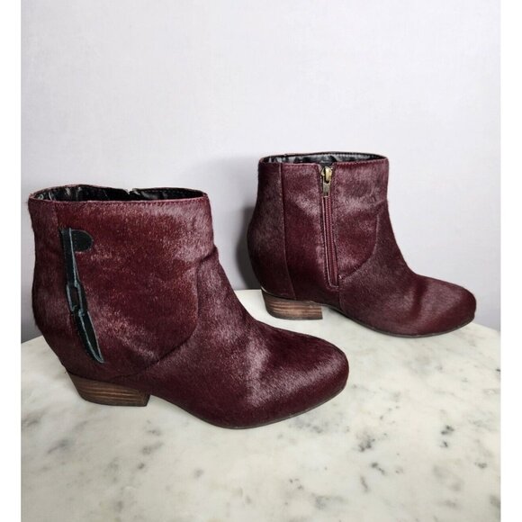 Very Volatile | Shoes | Boots Very Volatile Sz 85 Maroon Burgundy ...